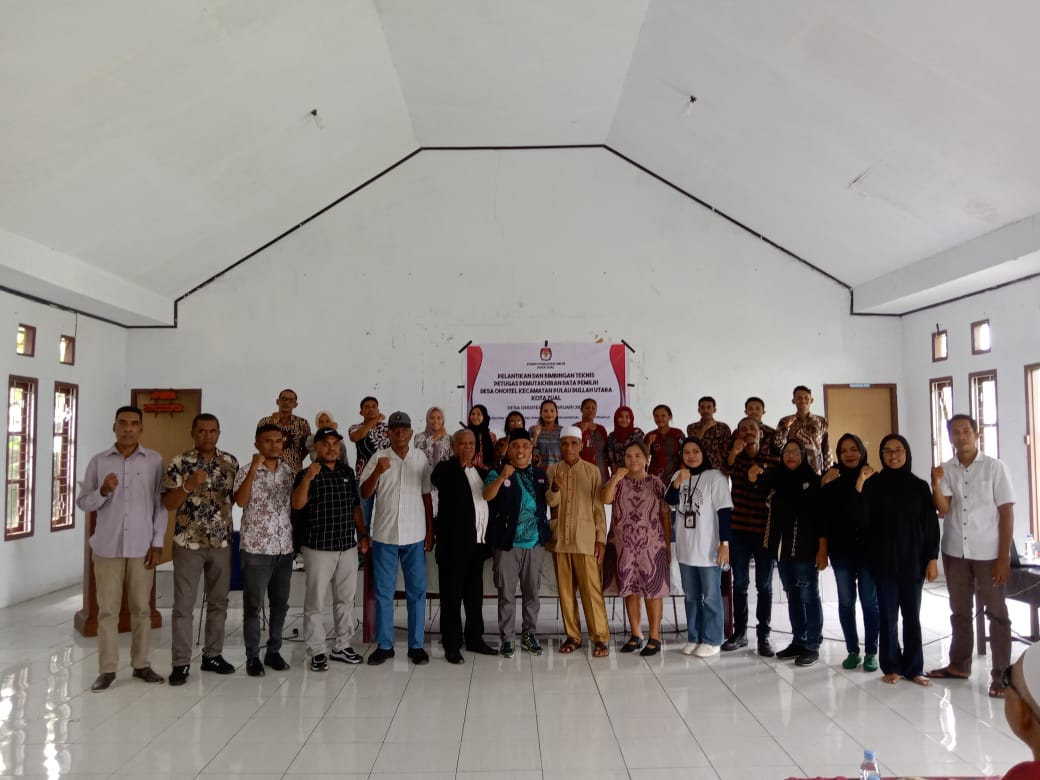 13 Anggota Pantarlih Desa Ohoitel Resmi Dilantik Media Tual News