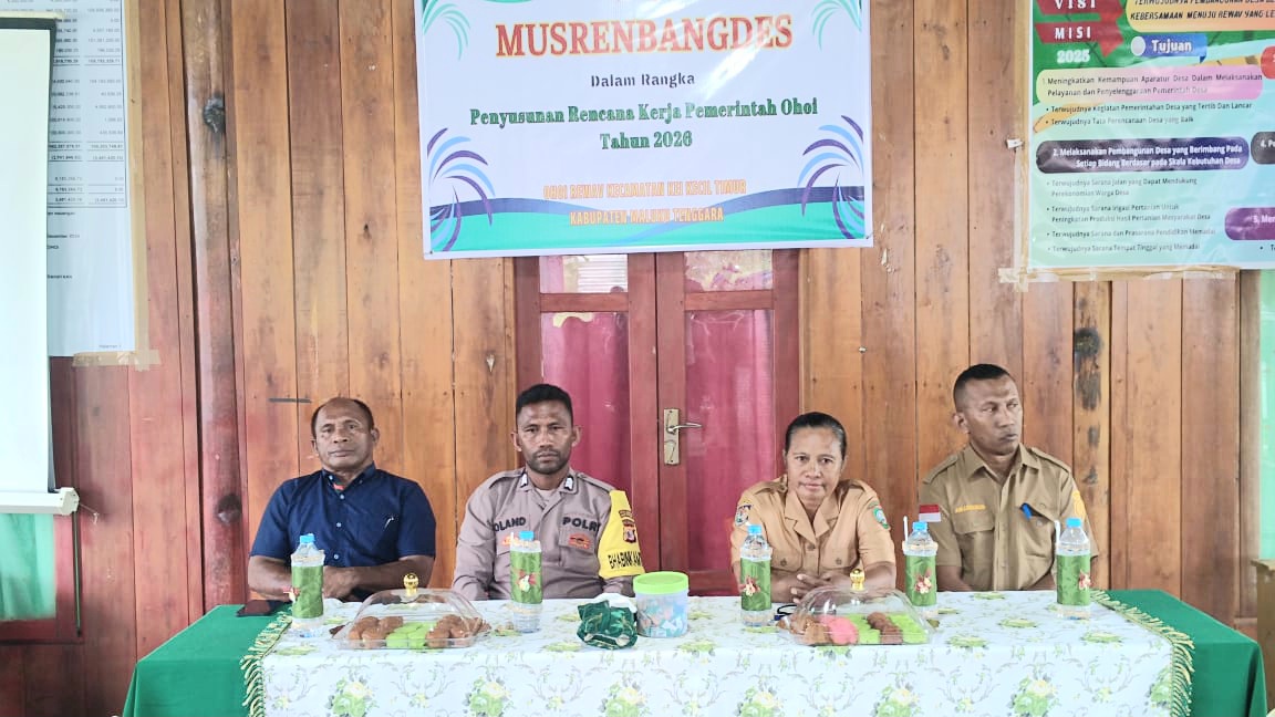 Camat KKT Resmi Buka Musrenbangdes Ohoi Revav: Tekankan Partisipasi dan ...
